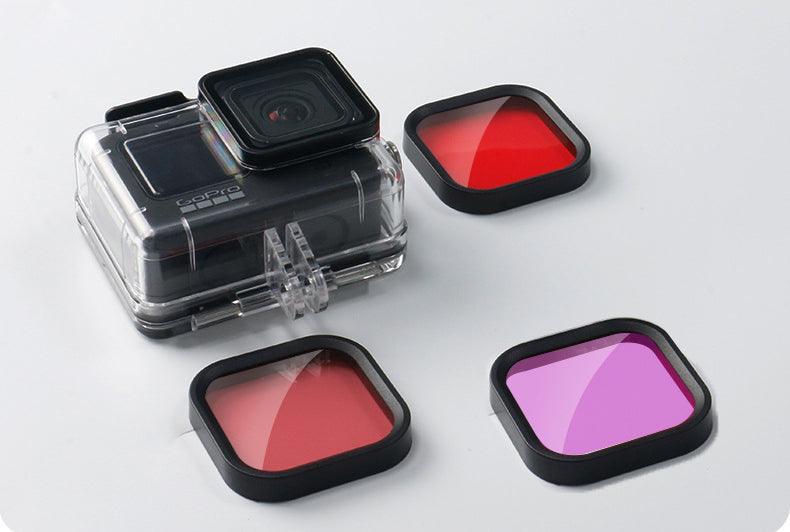 Waterproof Case Compatible with 3 color filter set for GoPro 9/10/11/12 ...